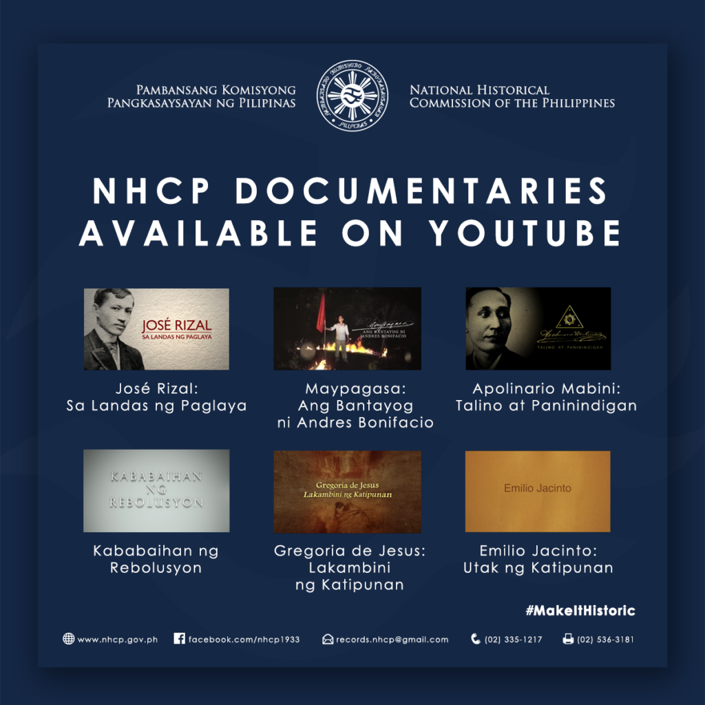 6 Free Filipino History Documentaries On NHCP's Youtube Channel To ...