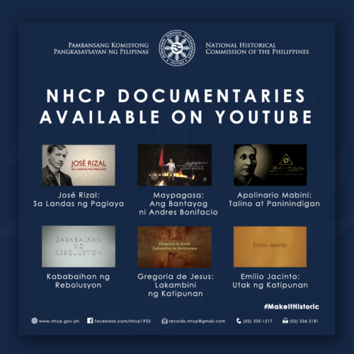 6 Free Filipino History Documentaries On NHCP's Youtube Channel To ...