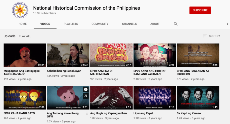 6 Free Filipino History Documentaries On NHCP's Youtube Channel To ...