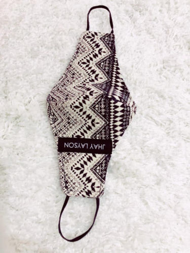 Filipino designer produces tribal tattoo-inspired face masks