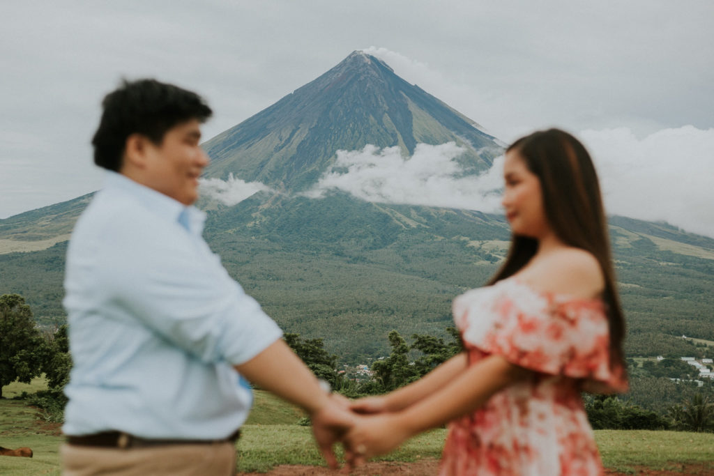 Couple Takes Pre-Nuptial Photoshoot With Mayon Volcano