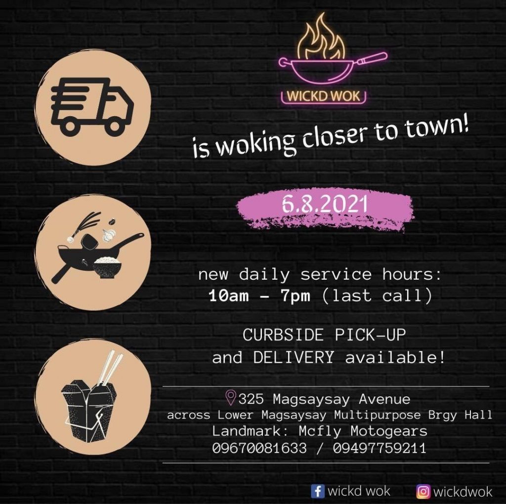 Wickd Wok Delivers Orange Chicken & Pad Thai in Baguio City